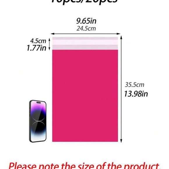 Office | Bubble Shipping Self Adhesive Envelopes Pink Set Of 1 | Poshmark